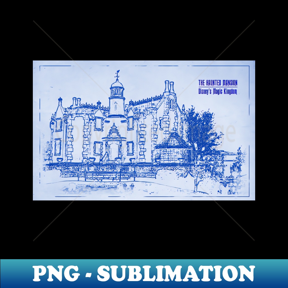 Haunted Mansion Blueprint - Instantly Printable - Add Spooky | Inspire ...