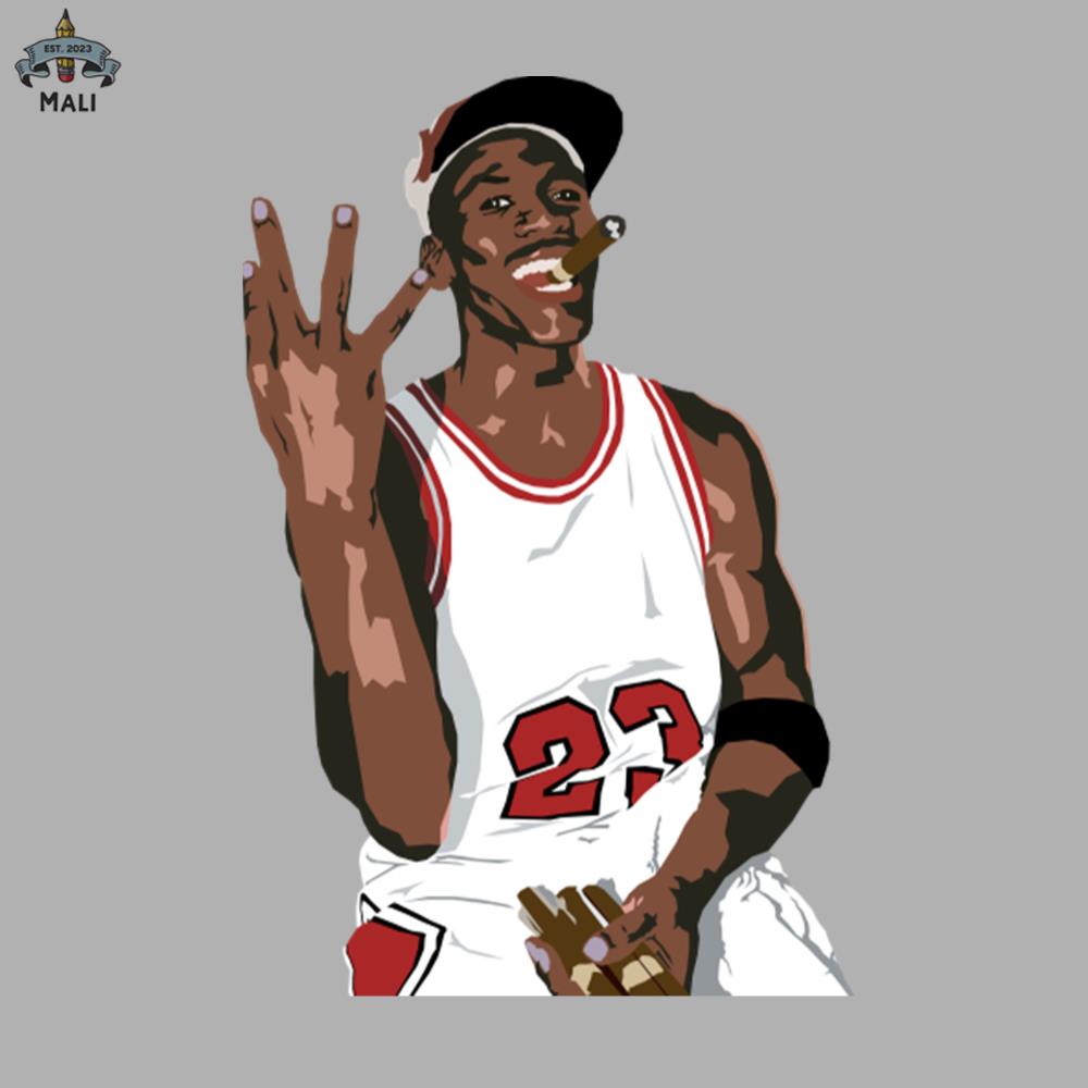 Michael Jordan Championship Celebration PNG Download | Inspire Uplift