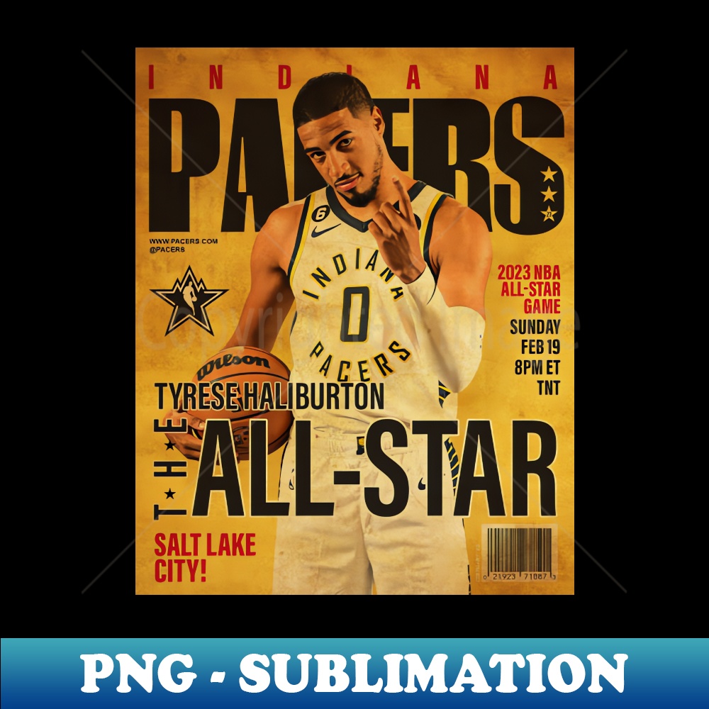 Retro Tyrese Haliburton PNG Transparent Digital Download - V - Inspire ...