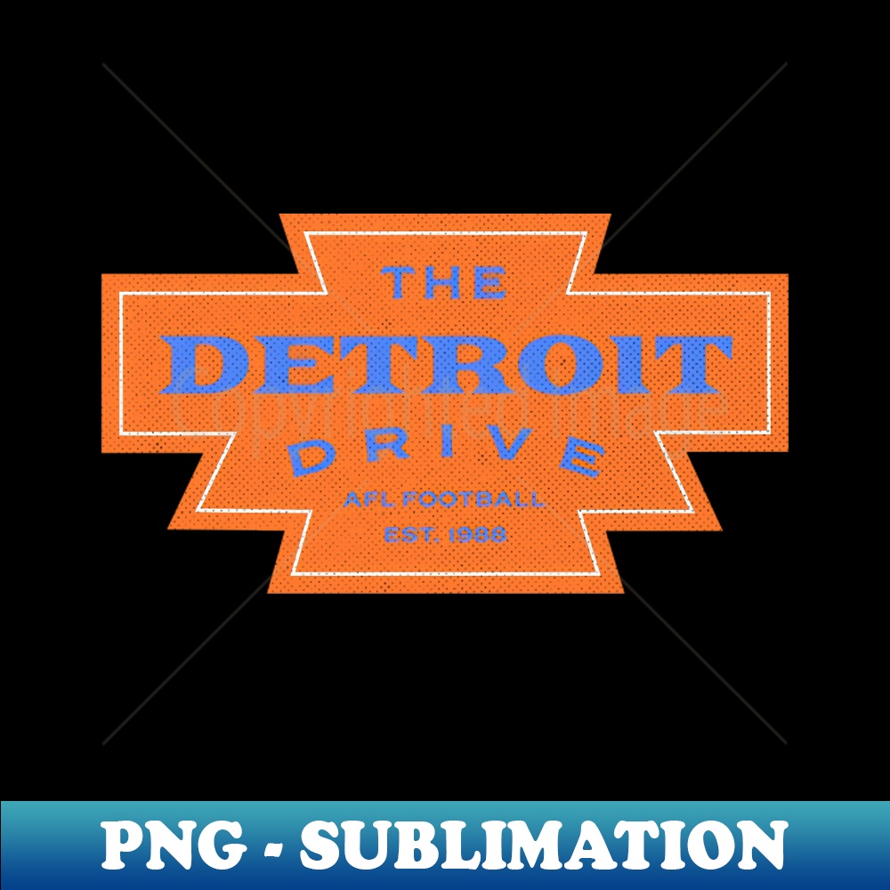 Detroit Drive Arena Football PNG Transparent Sublimation Dig - Inspire ...