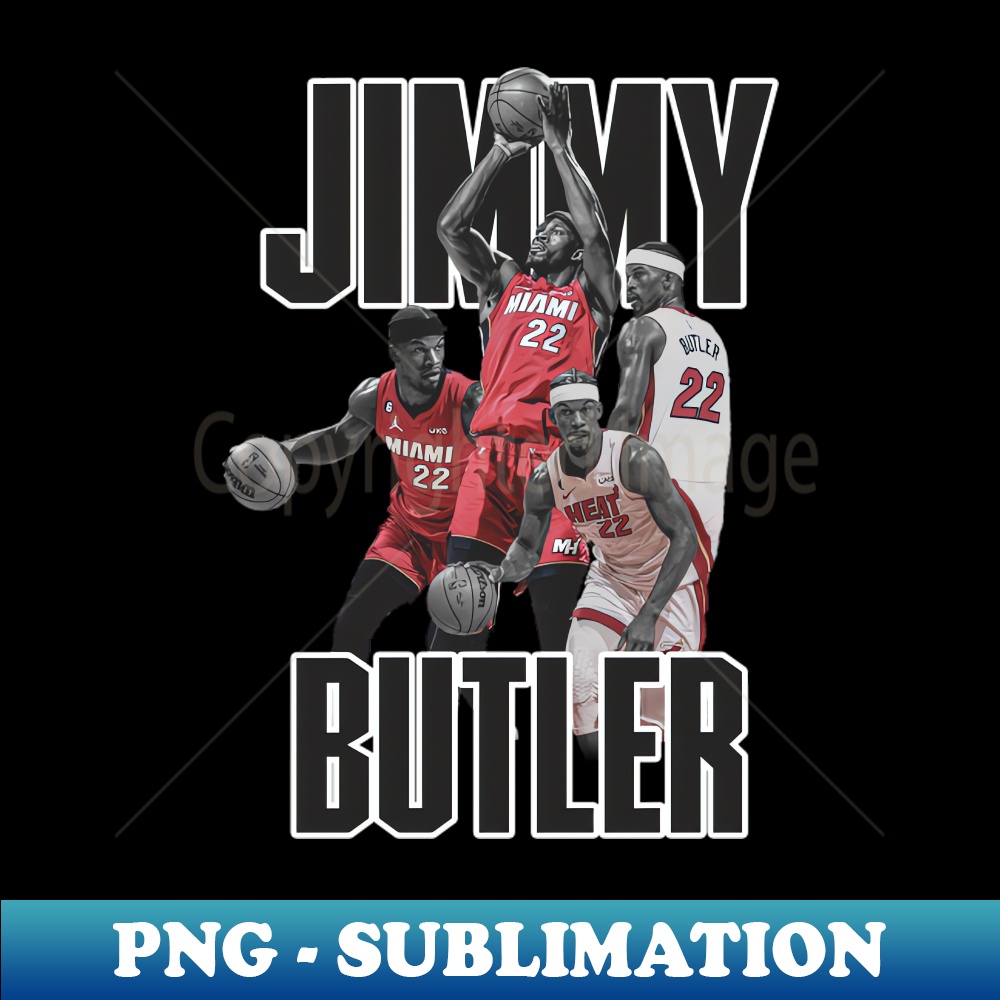 Jimmy Butler Miami Heat Sublimation PNG Digital Download - E | Inspire ...