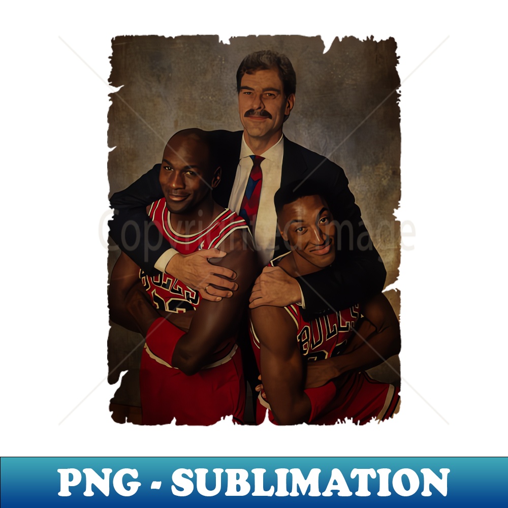 Scottie Pippen Vintage Memorabilia - Limited Edition PNG Dig - Inspire ...