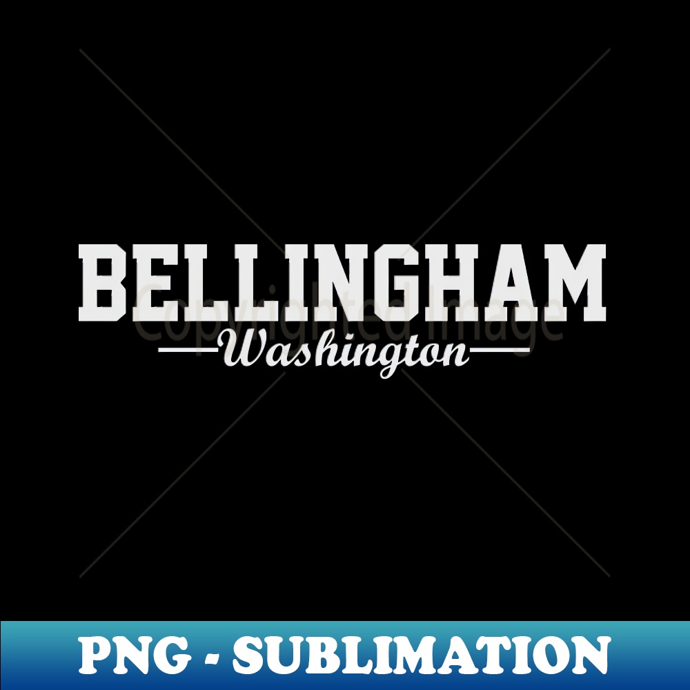 Bellingham Washington Skyline - Vibrant PNG Digital Download | Inspire ...