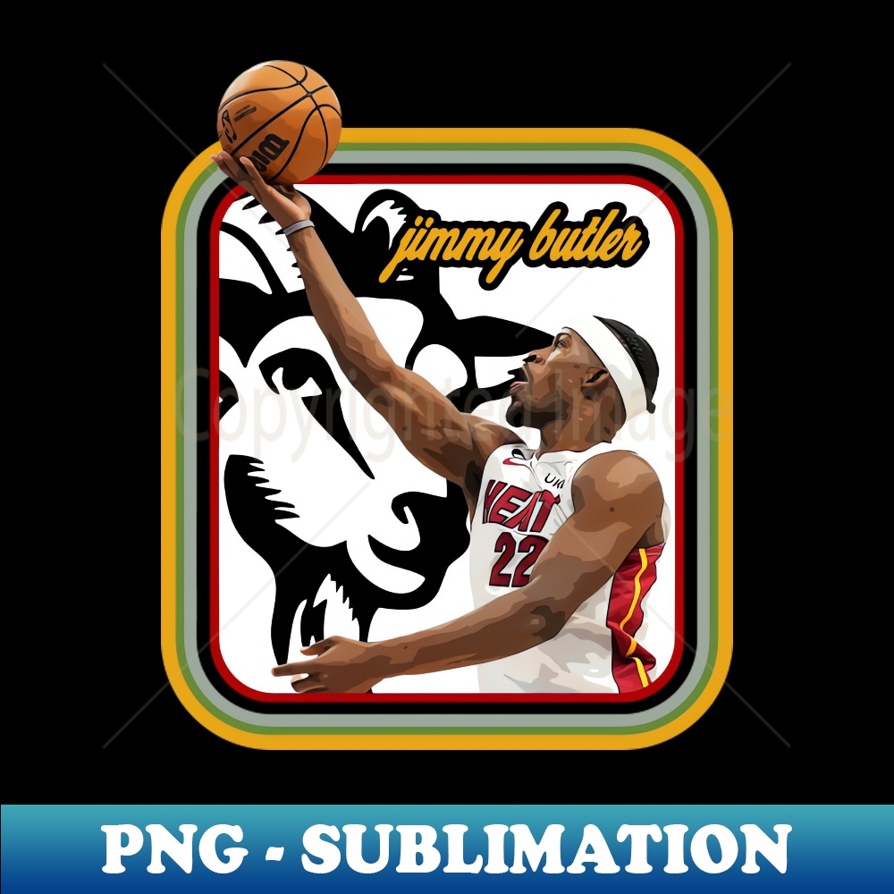 NBA Legend Jimmy Butler - Exclusive Sublimation PNG Digital - Inspire ...