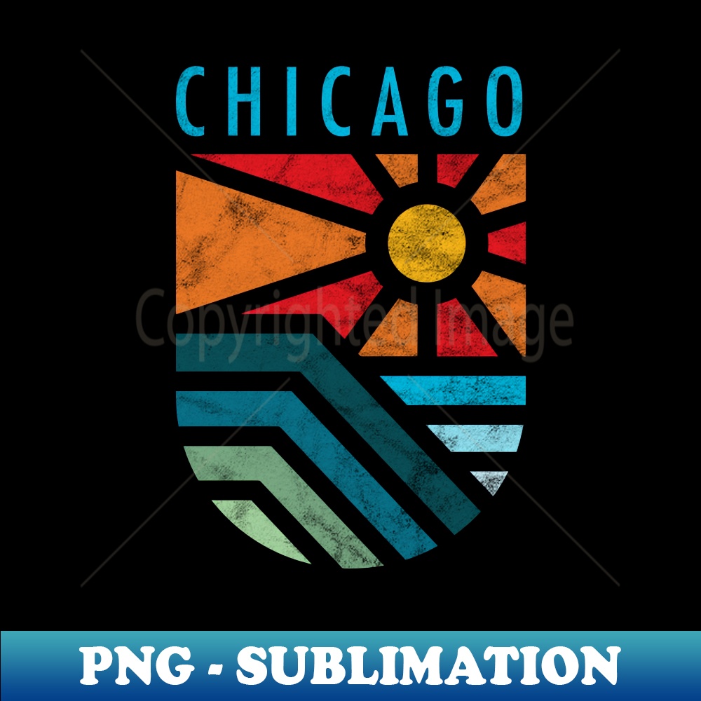 Vintage Chicago - Retro Style - High-Resolution Sublimation | Inspire ...