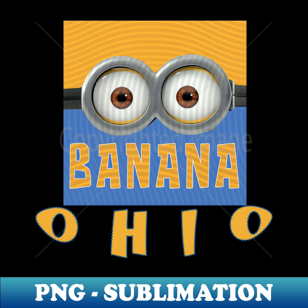 Minion Banana USA Ohio - Vibrant PNG Sublimation Download fo | Inspire ...