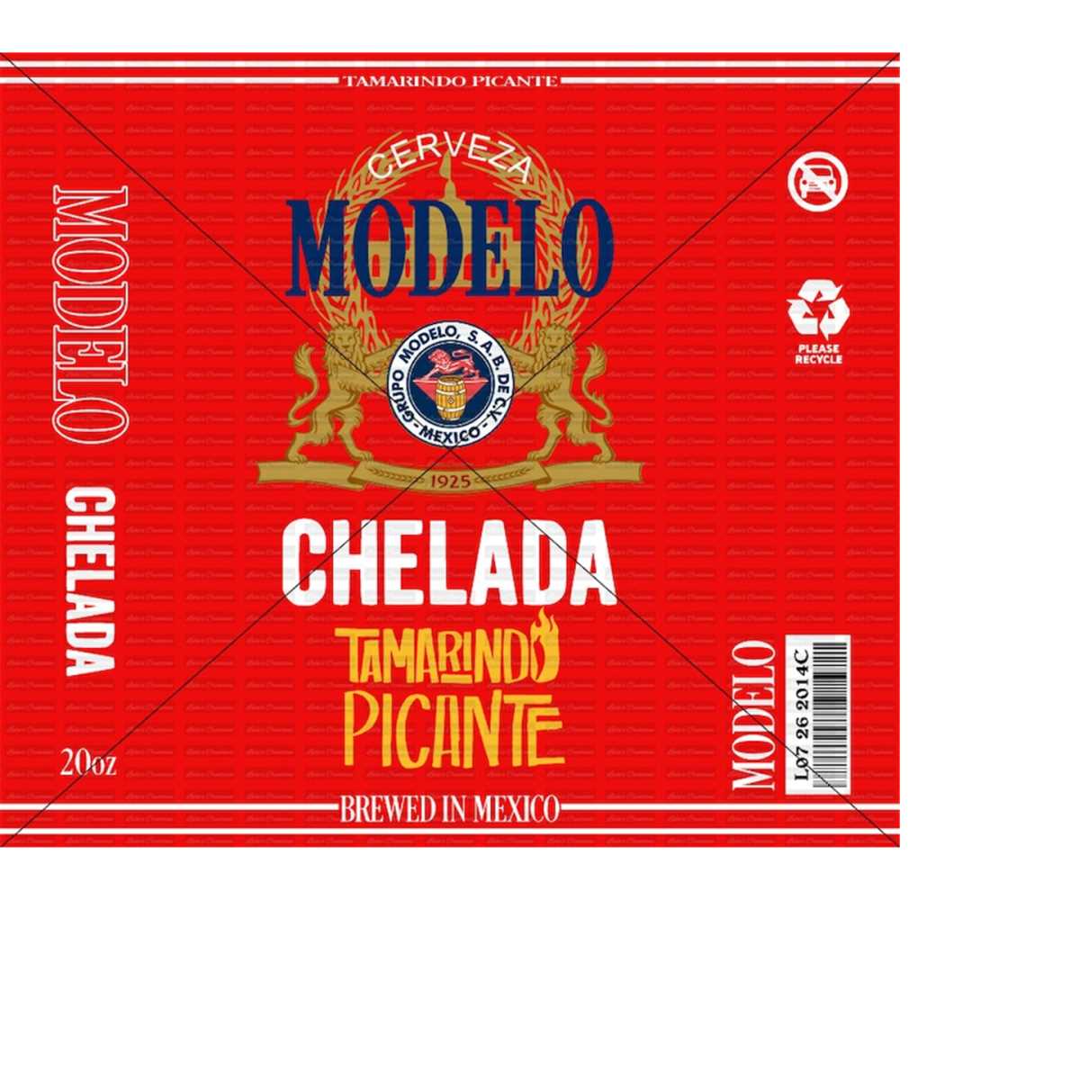 Modelo Chelada Tamarindo Picante PNG ONLY | Inspire Uplift