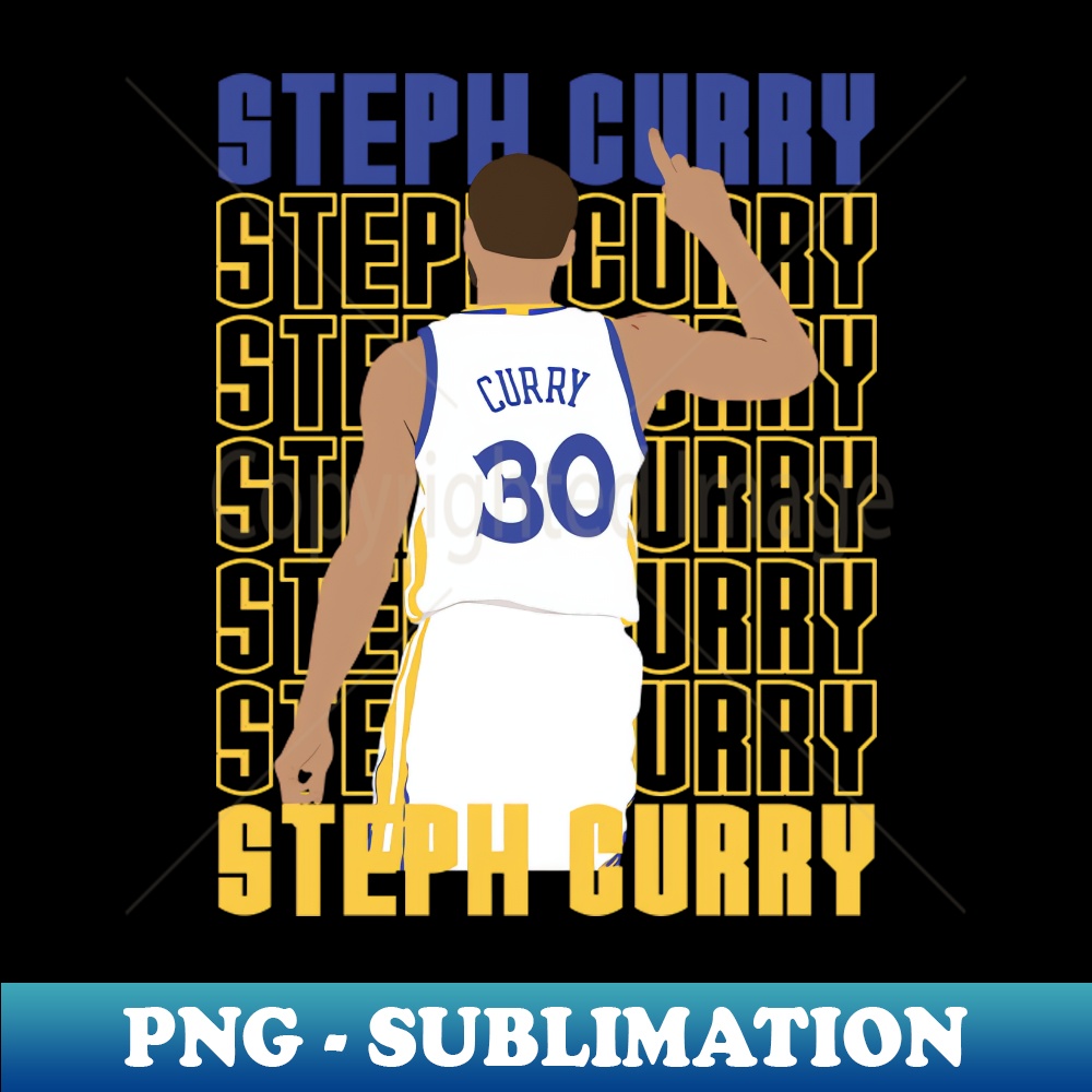 Golden State Warriors Steph Curry 30 - Sublimation PNG Trans | Inspire ...