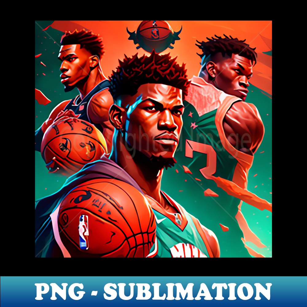 Jimmy Butler Basketball Player PNG Transparent Digital Downl | Inspire ...