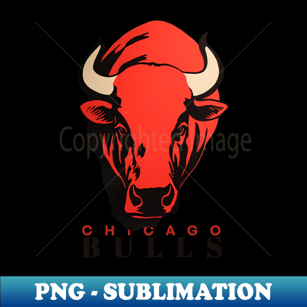 Chicago Bulls 03 - Official Team Logo - Sublimation Ready Di | Inspire ...