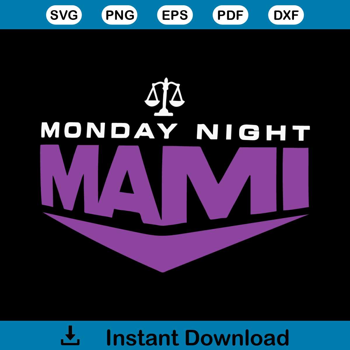 Rhea Ripley Monday Night Mami SVG Digital Cricut File | Inspire Uplift