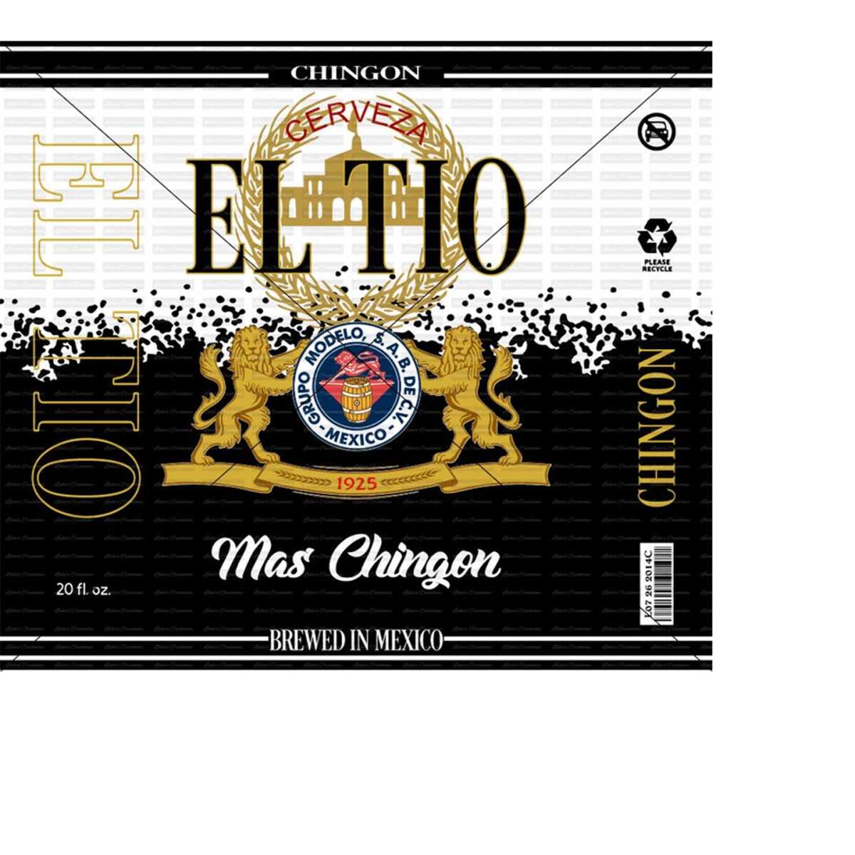 El Tio Mas Chingon Modelo PNG ONLY - Inspire Uplift