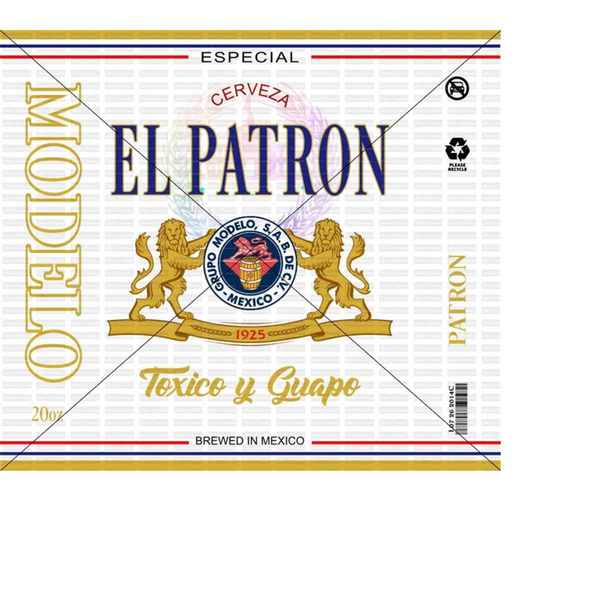 El Patron Toxico y Guapo Modelo PNG ONLY - Inspire Uplift
