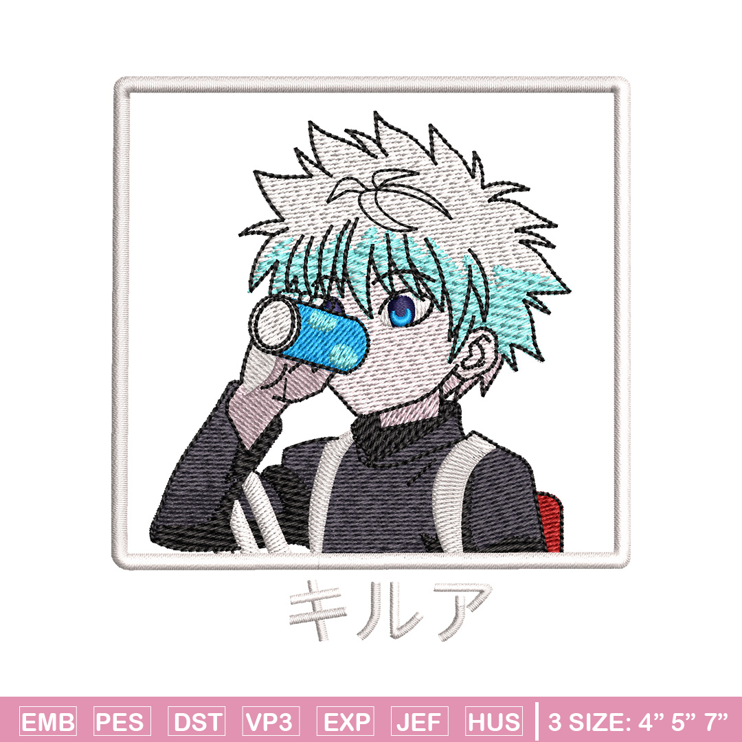 Killua box embroidery design, Hxh embroidery, Embroidery fil | Inspire ...