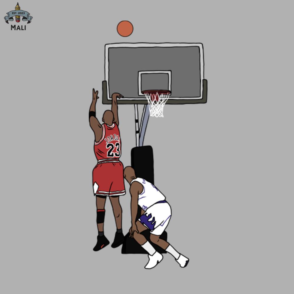 Michael Jordan The Last Shot PNG Download | Inspire Uplift