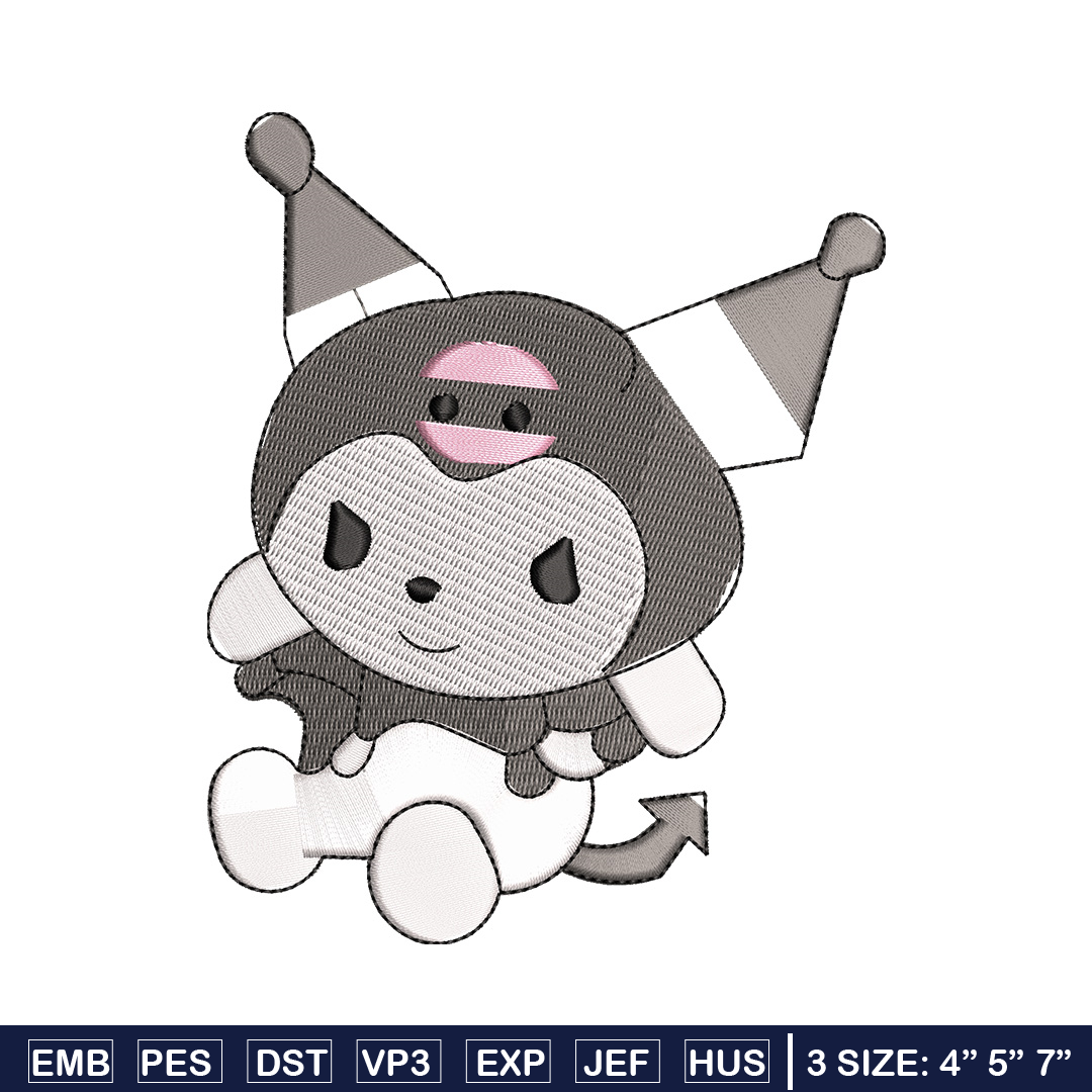 Kuromi embroidery design, Kuromi embroidery, Embroidery file | Inspire ...