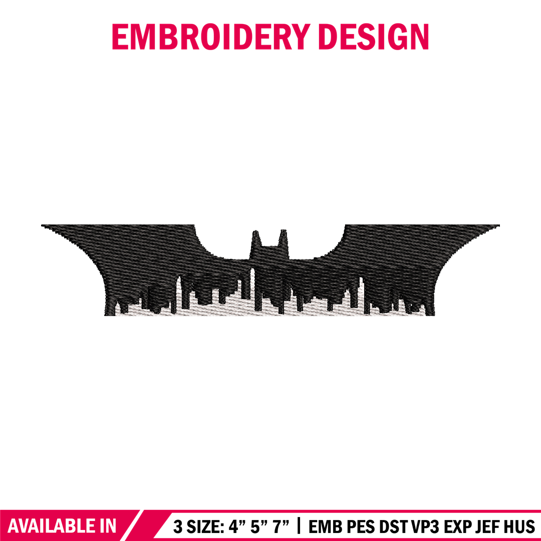 Batman Logo embroidery design, Batman Logo embroidery, logo | Inspire ...