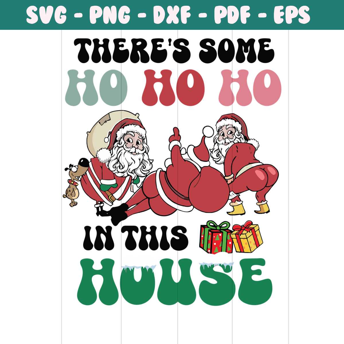 Twerking Black Santa Svg | Inspire Uplift
