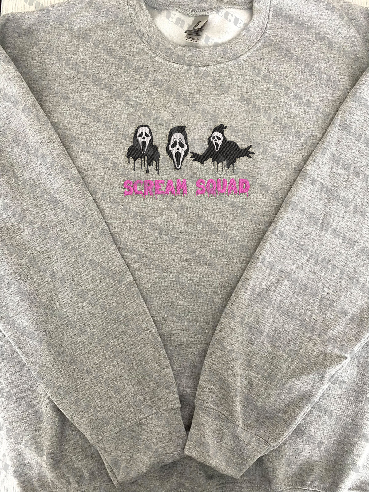 Horror Characters Embroidery Design, Scream Squad Embroidery - Inspire ...