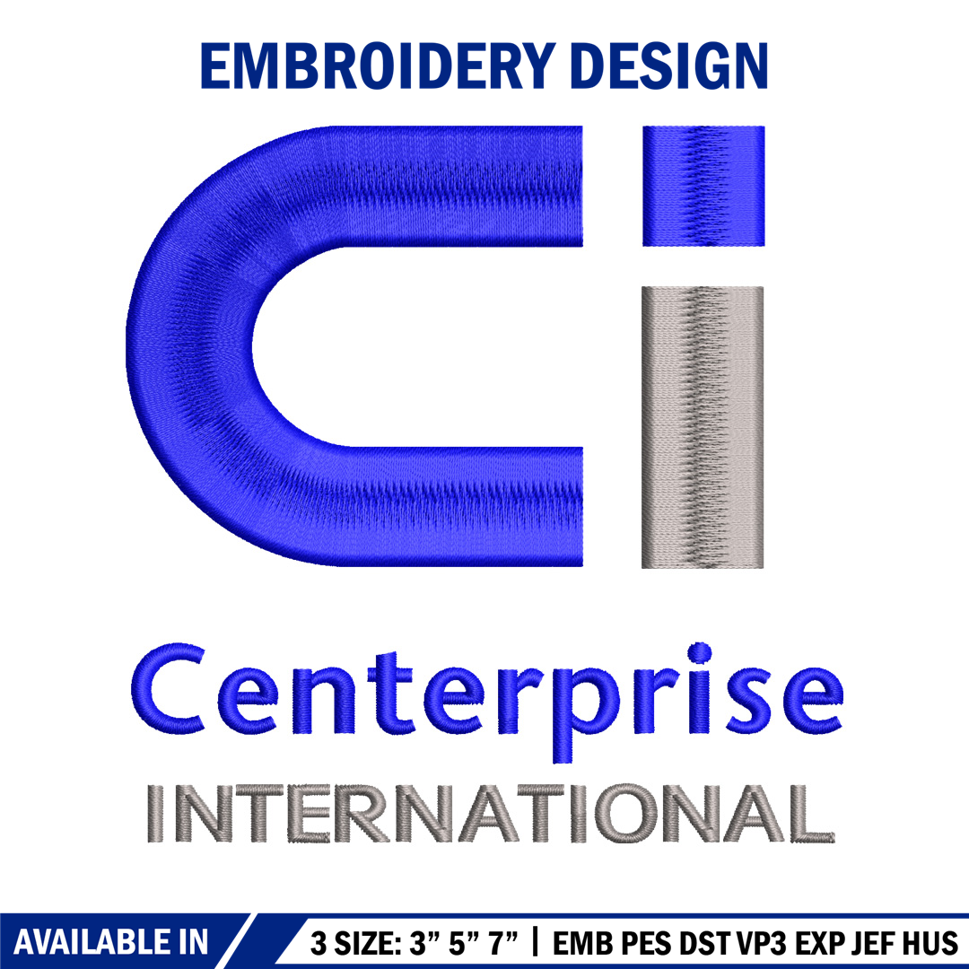 Centerprise International embroidery design, logo embroidery | Inspire ...