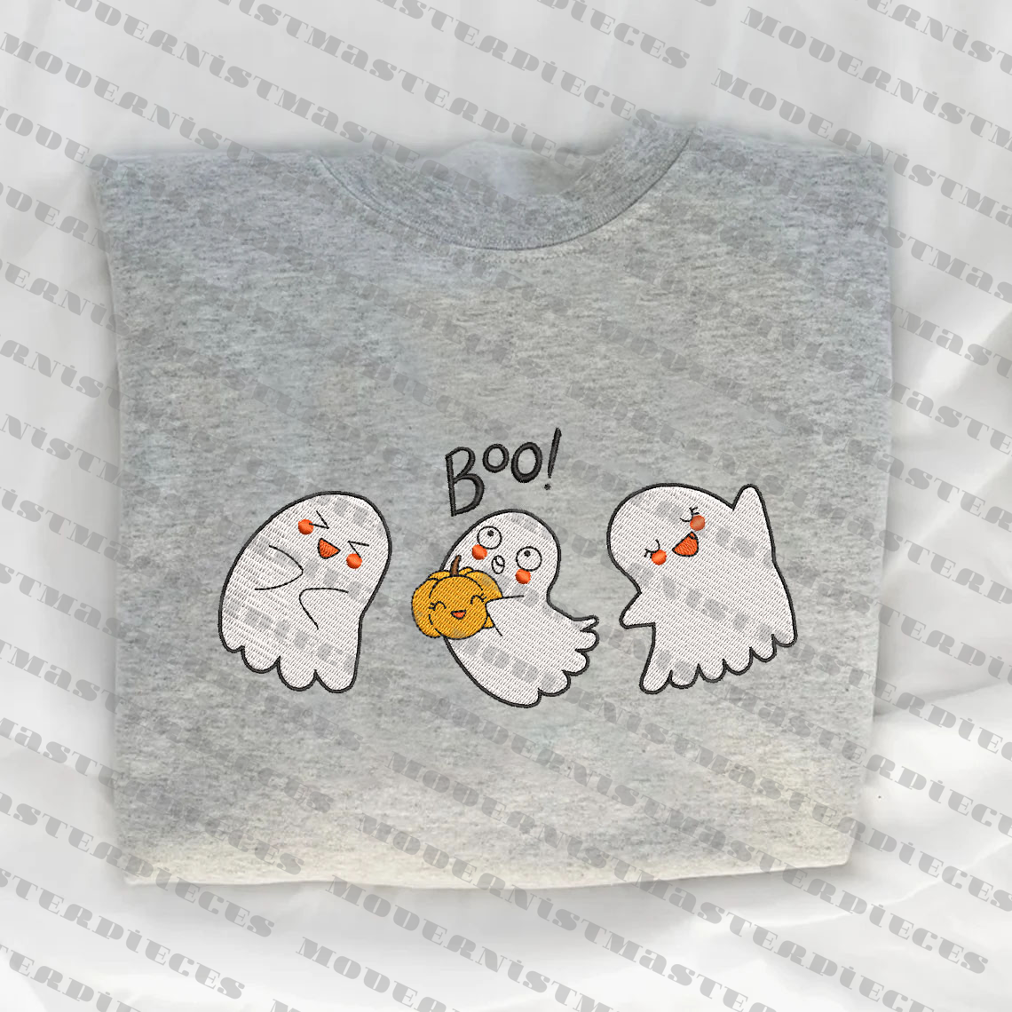 Baby Ghost Boo Embroidery Machine Design, Cute Spooky Embroi | Inspire ...