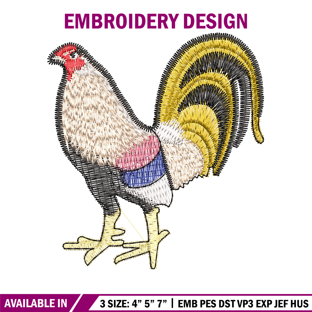 Chicken embroidery design, Chicken embroidery, chicken desig | Inspire ...