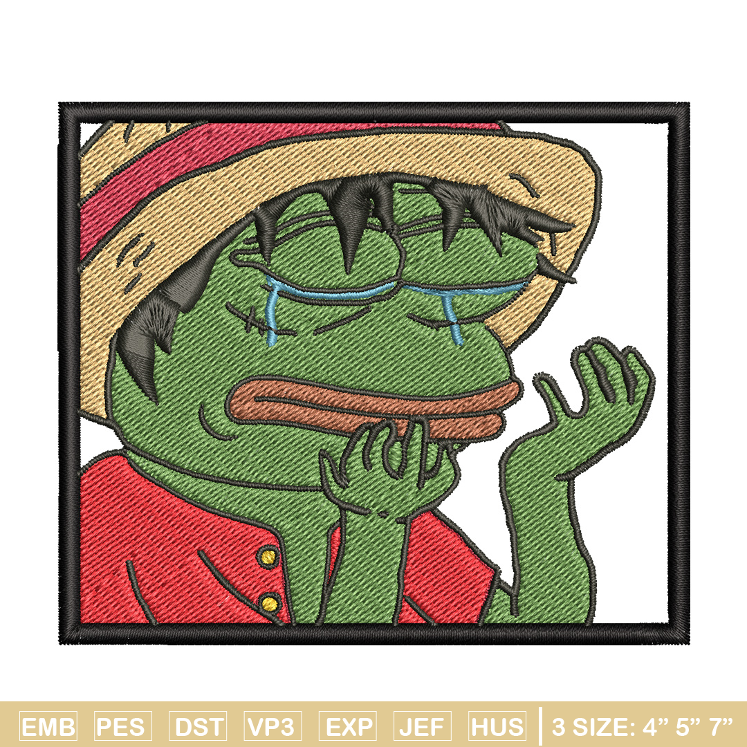 Luffy meme embroidery design, One piece embroidery, Anime de | Inspire ...