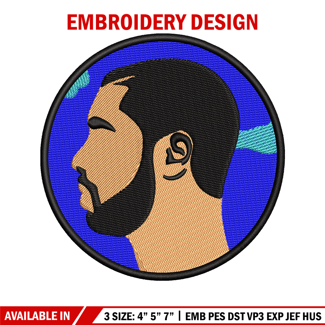 Drake circle embroidery design, Drake embroidery, Embroidery | Inspire ...