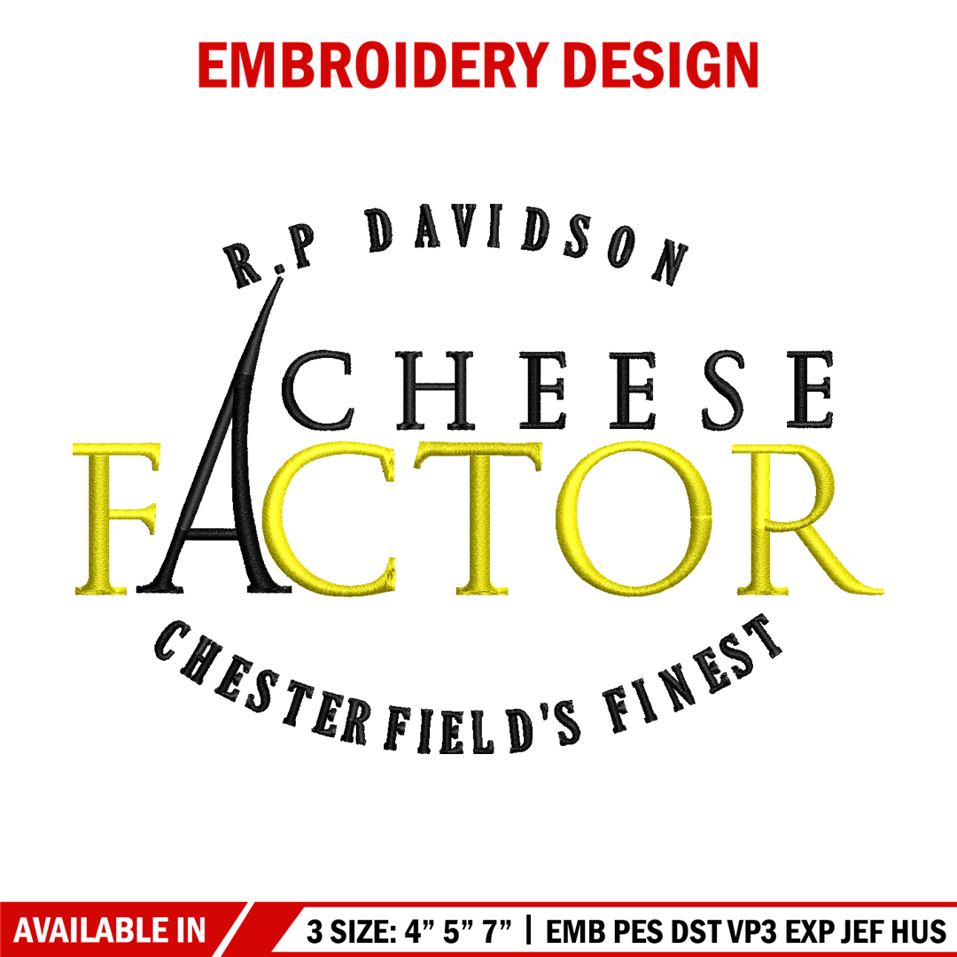 Factor logo embroidery design, Factor logo embroidery, logo | Inspire ...