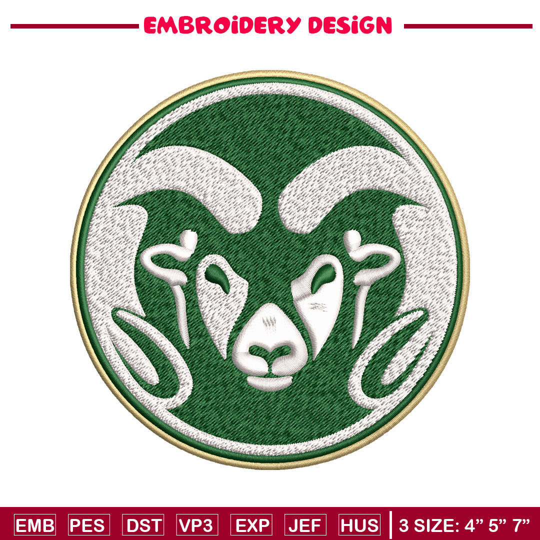 Colorado State Rams embroidery design, Colorado State Rams e | Inspire ...