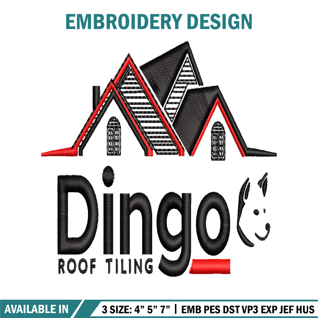 Dingo Logo embroidery design, Dingo Logo embroidery, logo de | Inspire ...