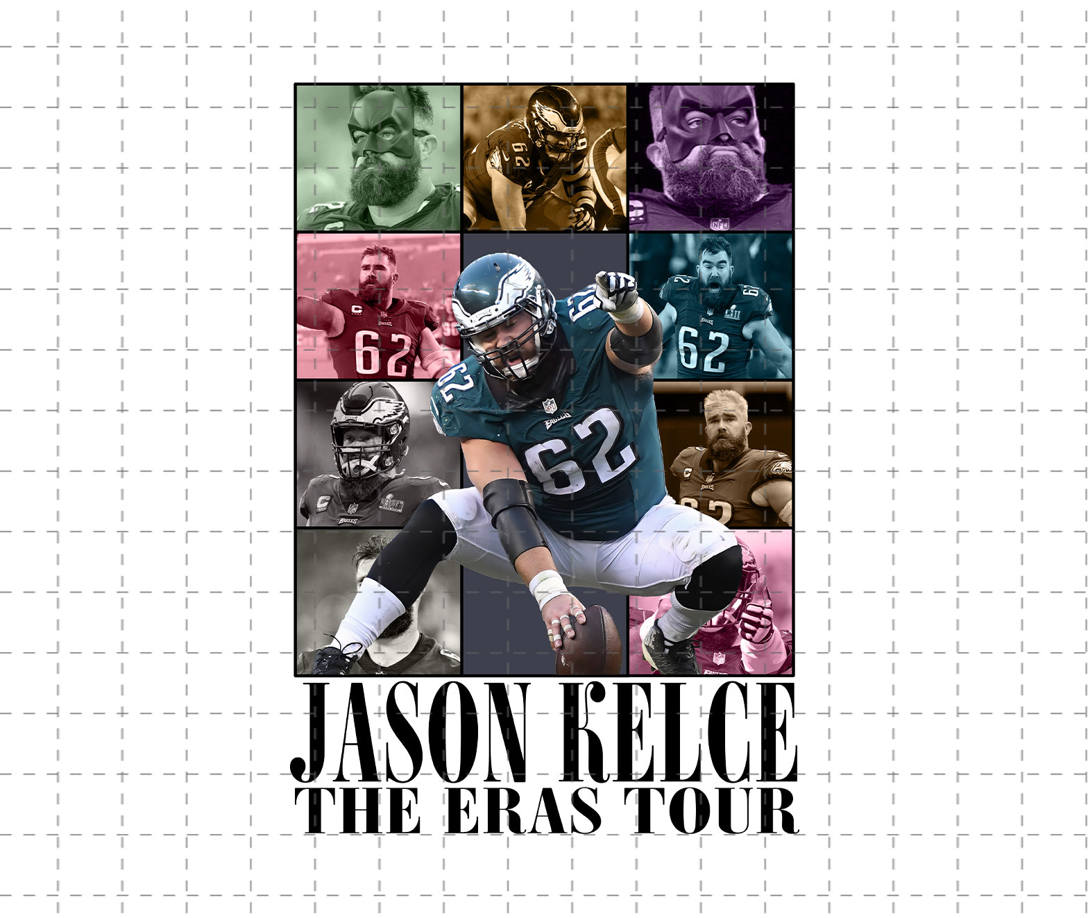 Jason Kelce The Eras Tour , Nfl Png , American Football | Inspire Uplift