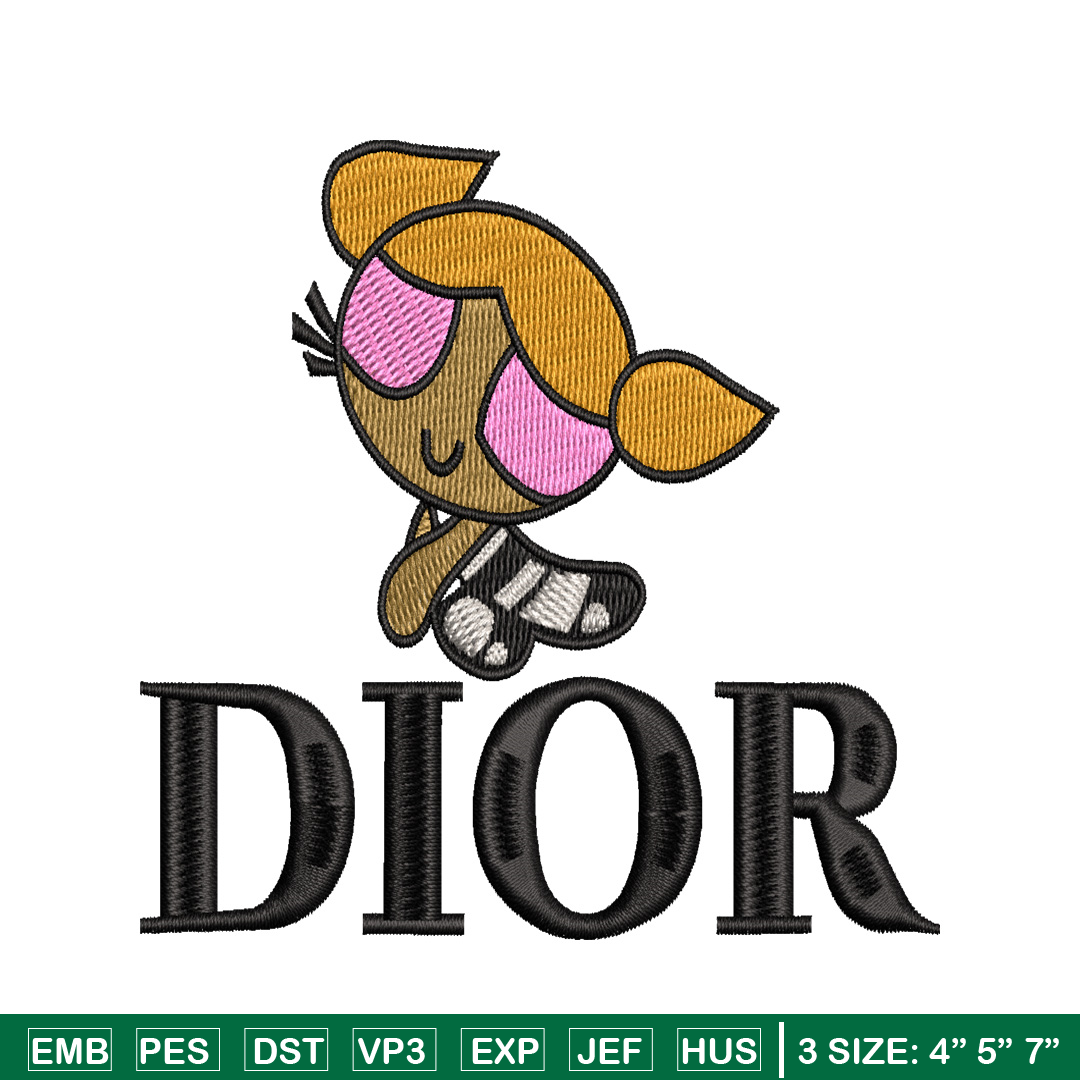 Dior Cartoon Logo embroidery design, Logo embroidery, embroi | Inspire ...