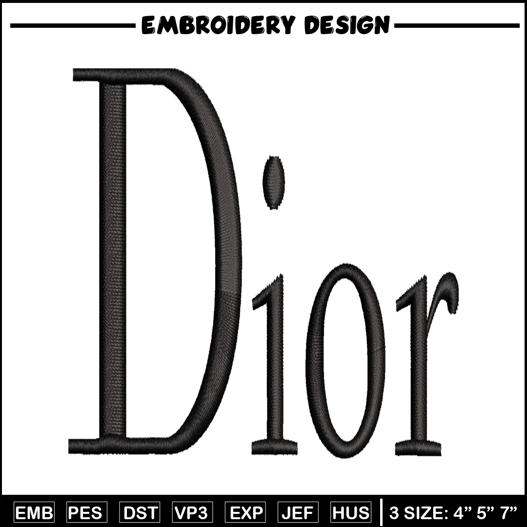 Dior Logo embroidery design, Dior Logo embroidery, logo desi | Inspire ...