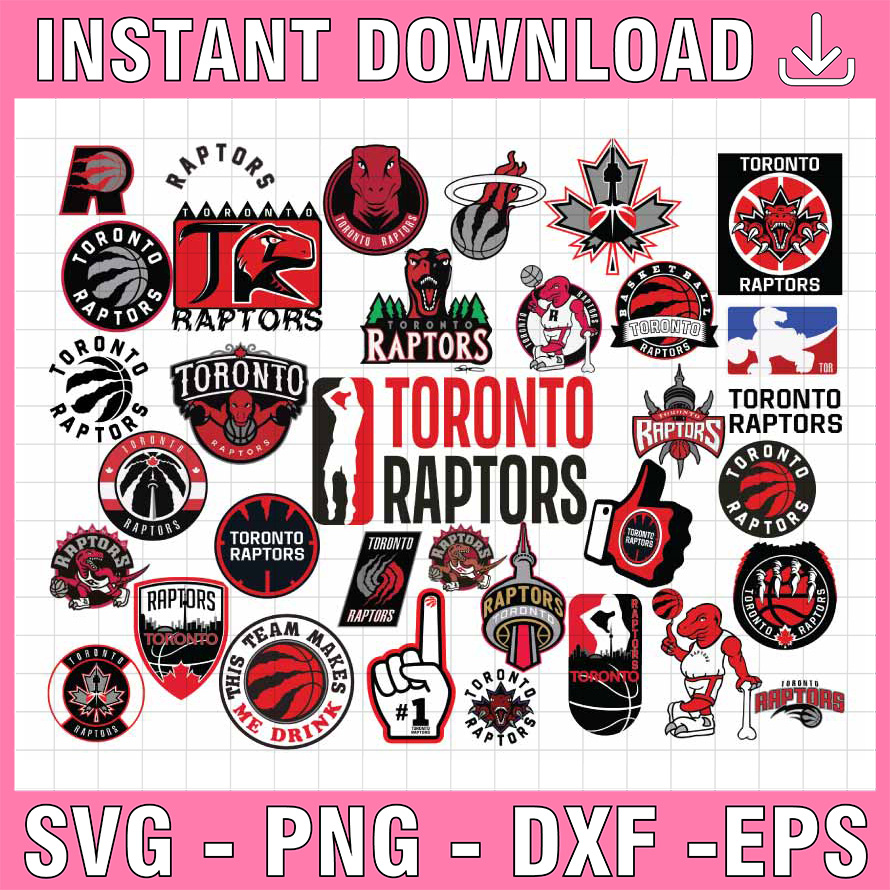 34 Files NBA Logo, Toronto Raptors Bundle SVG,instant downlo - Inspire ...