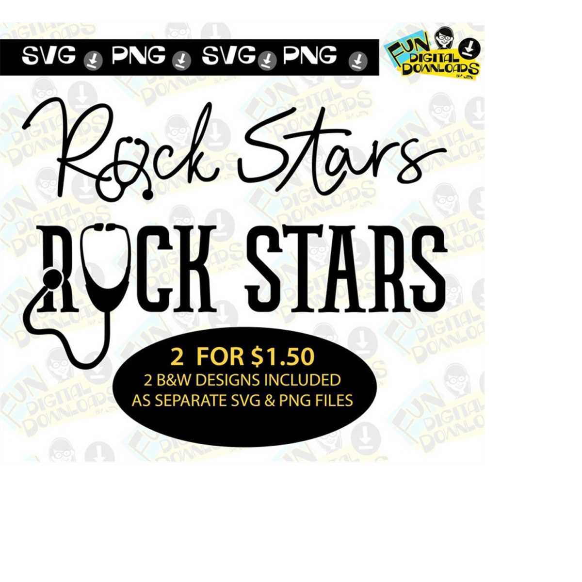 Nurses our Rock Stars - Nurse SVG, Nurse, Essential Workers | Inspire ...