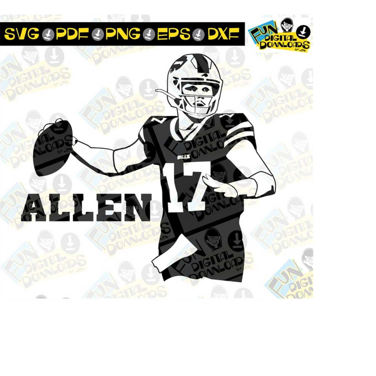 ALLEN SVG - cut file, png, pdf | Inspire Uplift