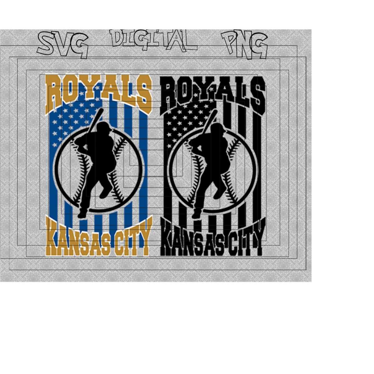 Royals Baseball Svg File | Inspire Uplift