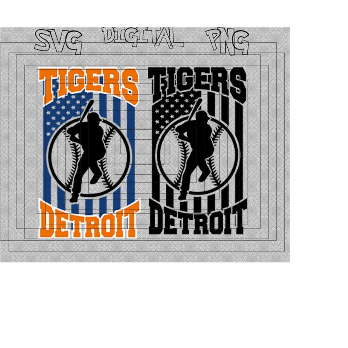 Tigers Baseball Svg File | Inspire Uplift