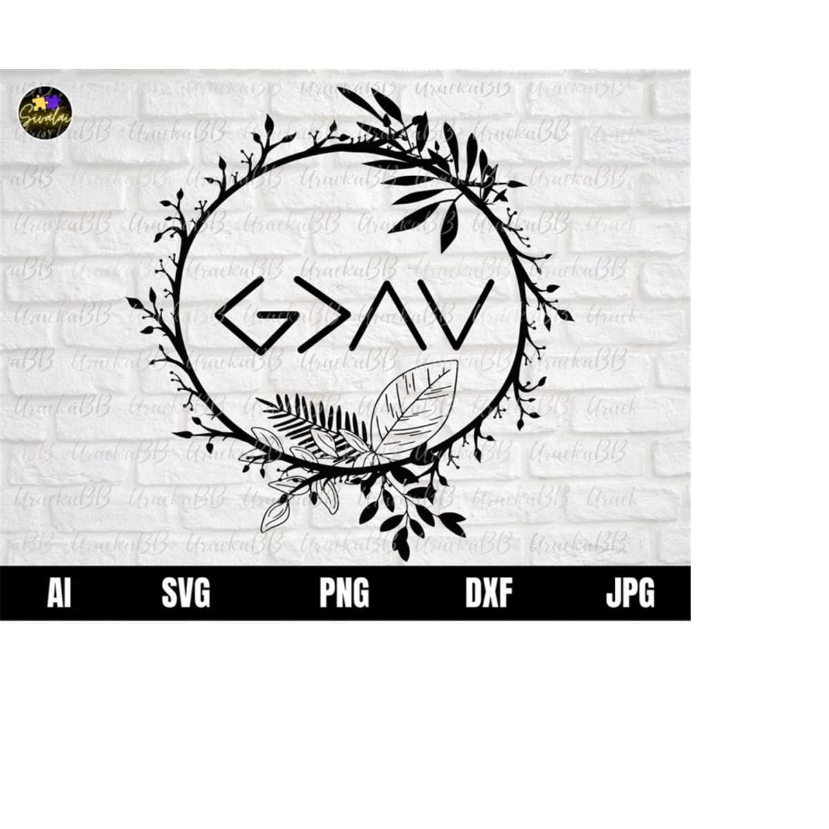 God is Greater than the highs and lows svg, God is Greater s | Inspire ...