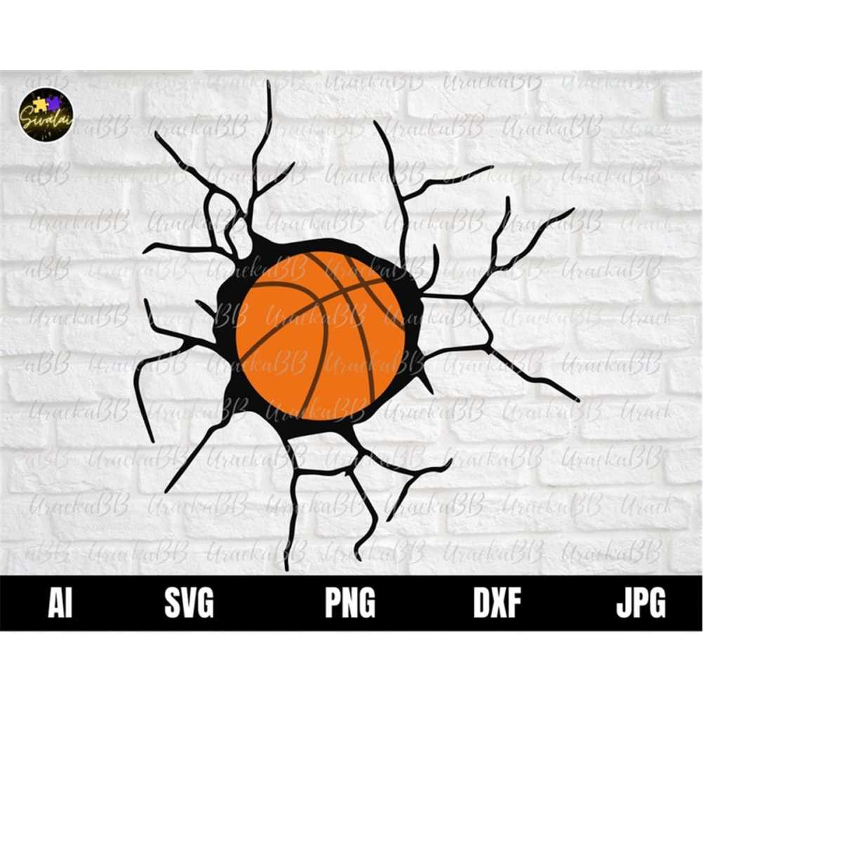 Smashing Basketball Logo, Smashing Basketball Svg, Basketbal - Inspire ...