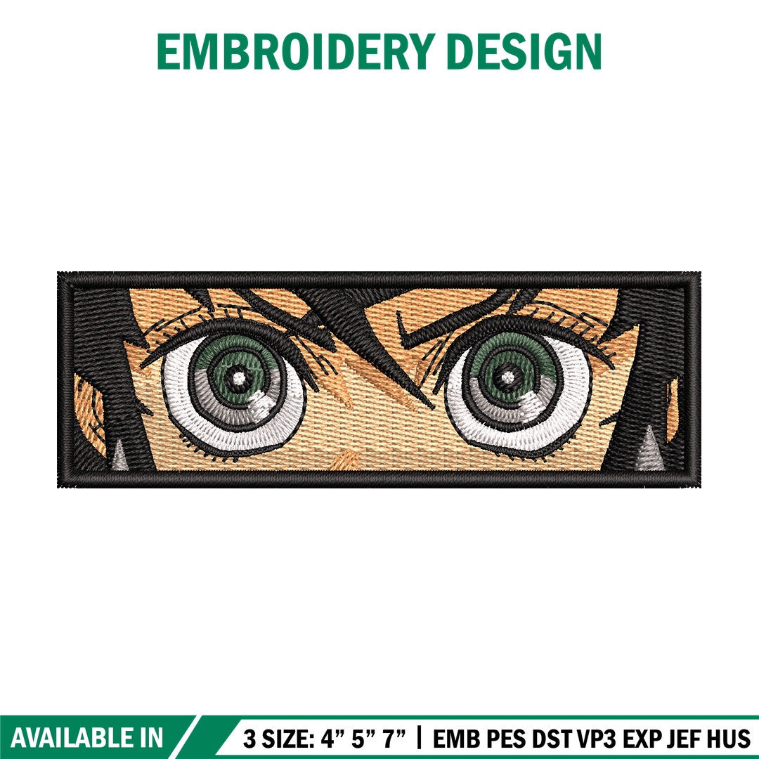 Inosuke eyes embroidery design, Inosuke embroidery, Anime de - Inspire ...