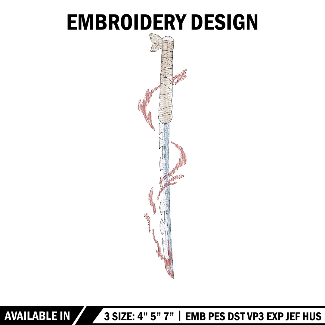 Inosuke sword embroidery design, Inosuke embroidery, Anime d - Inspire ...