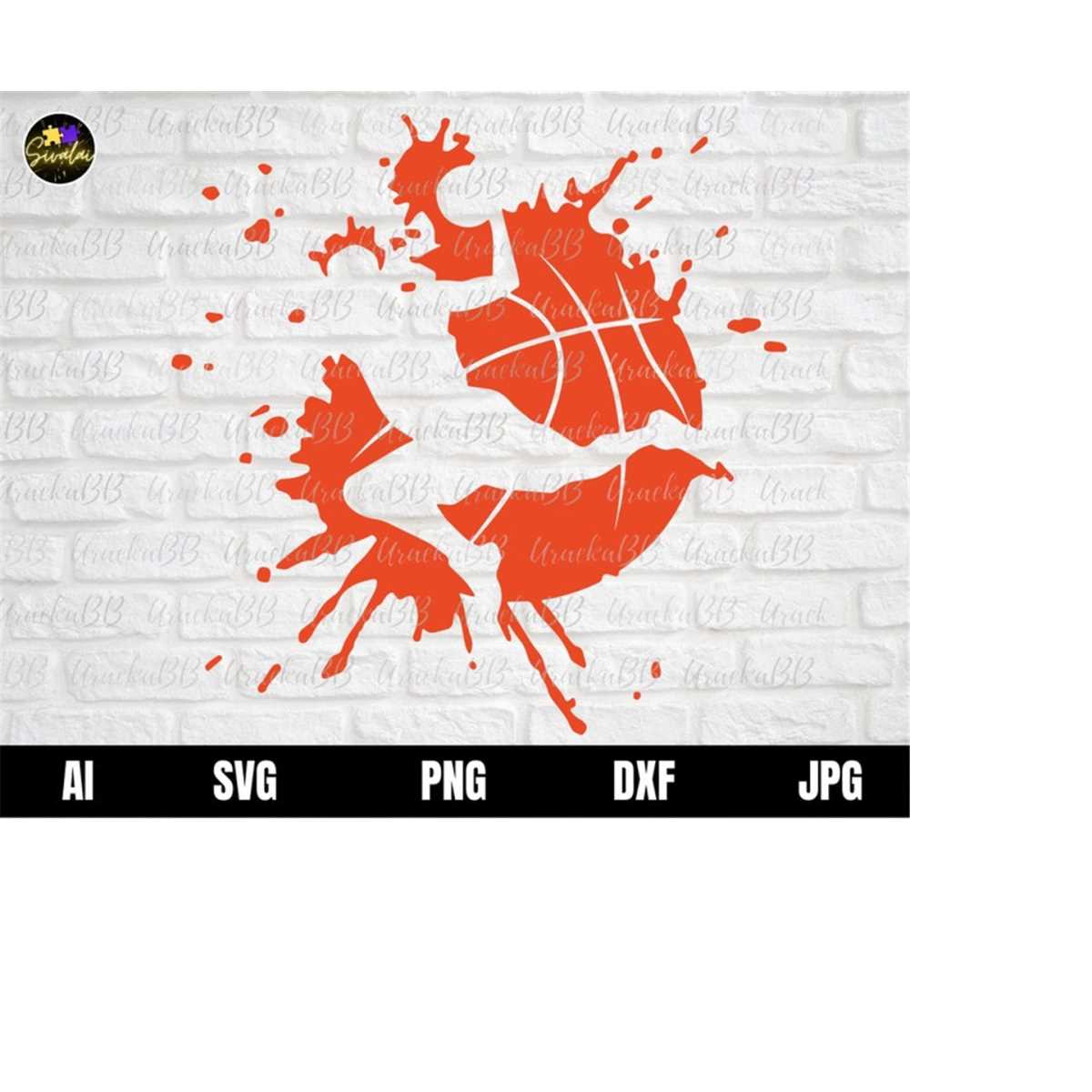 Splatter Basketball Svg, Paint Splat Svg, Basketball Svg, Ba - Inspire ...