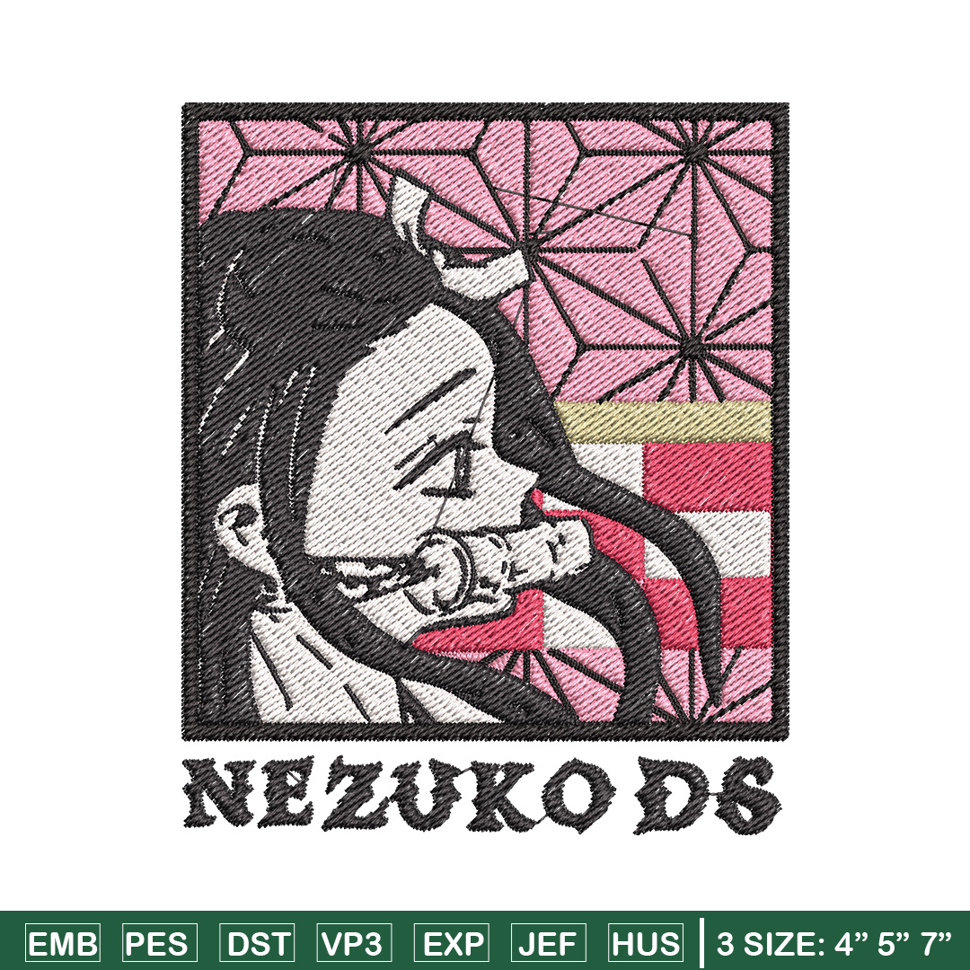 Nezuko ds embroidery design, Nezuko embroidery, Embroidery s | Inspire ...