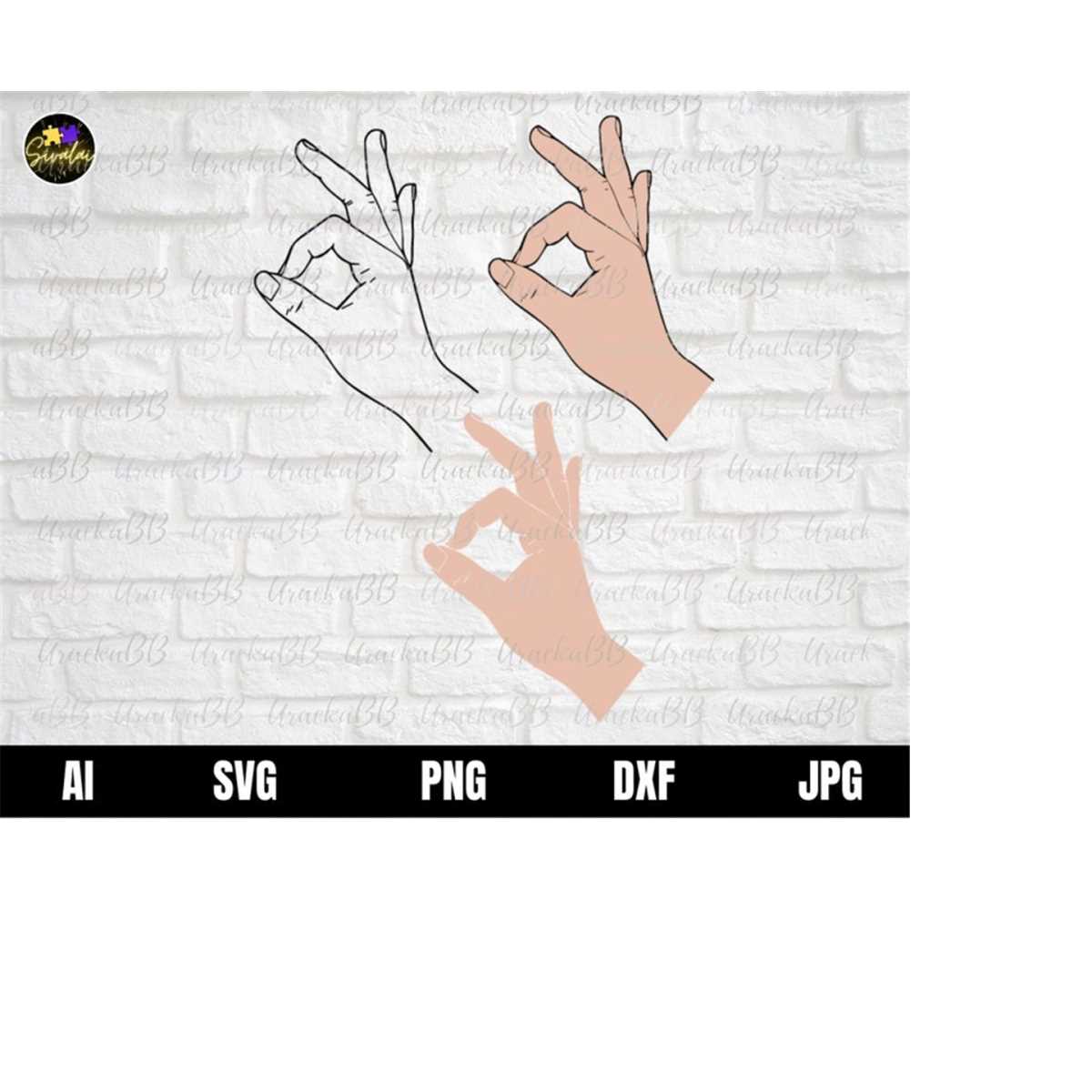 Hand Sign Svg, , Ok Hand Sign Svg, Ok Sign Svg, Ok Love Sign | Inspire ...