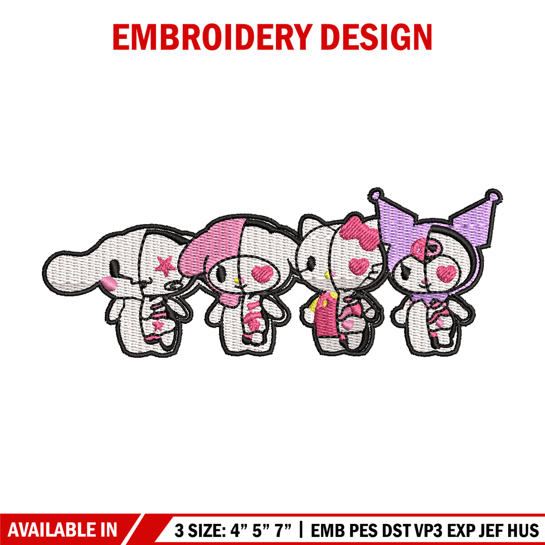 Kuromi chibi cute embroidery design, Kuromi embroidery, Anim | Inspire ...
