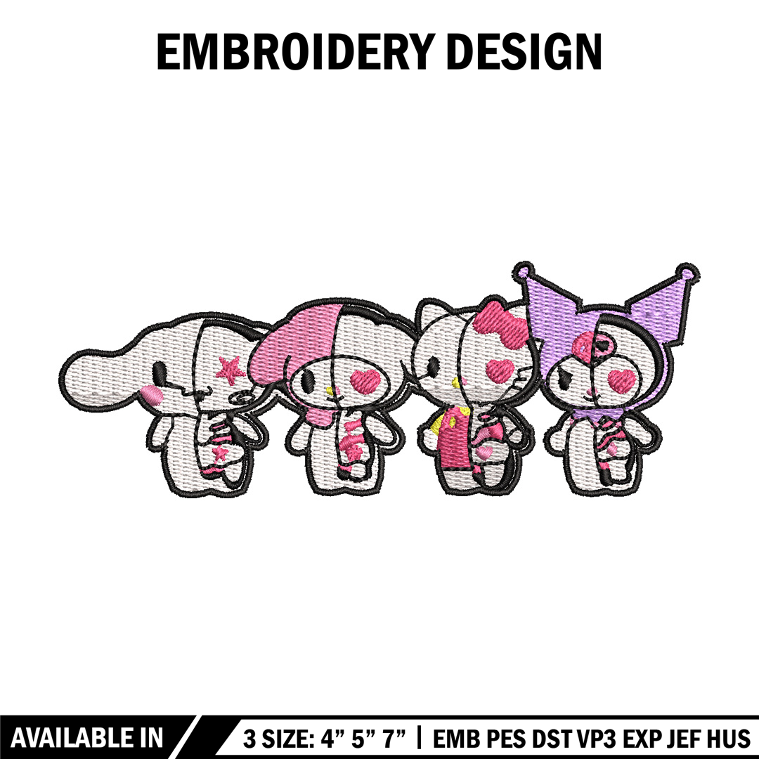 Kuromi chibi cute embroidery design, Kuromi embroidery, Anim | Inspire ...
