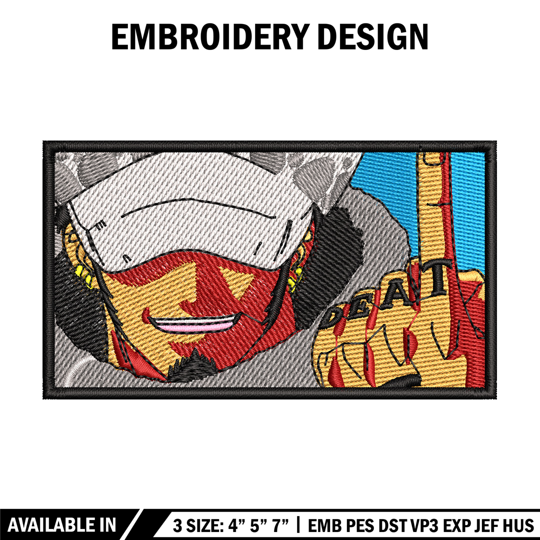 Law box embroidery design, One piece embroidery, Anime desig | Inspire ...