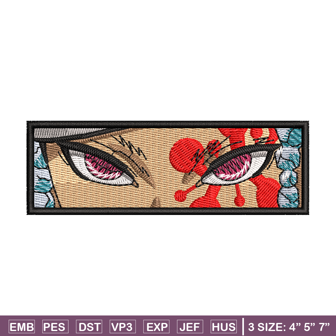 Tengen Eyes embroidery design, Kimetsu no Yaiba embroidery, - Inspire ...